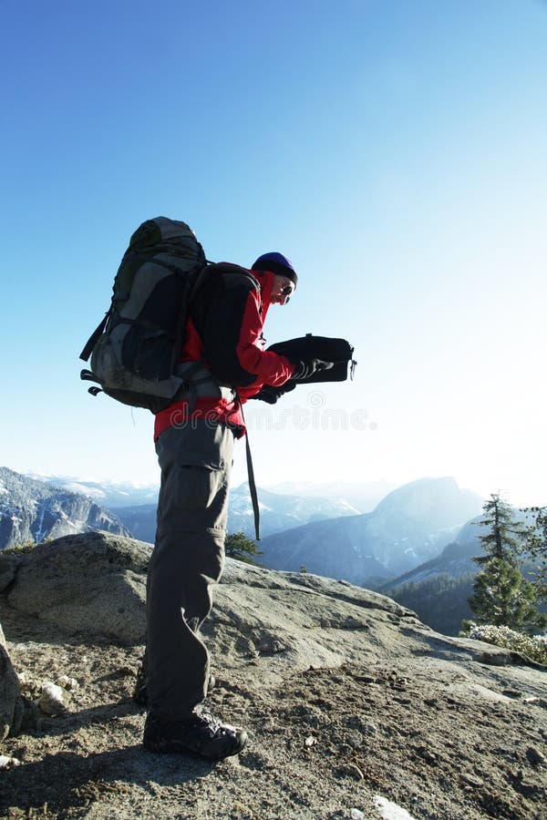 Hiker stock photo. Image of hiker, person, hike, climb - 11994218