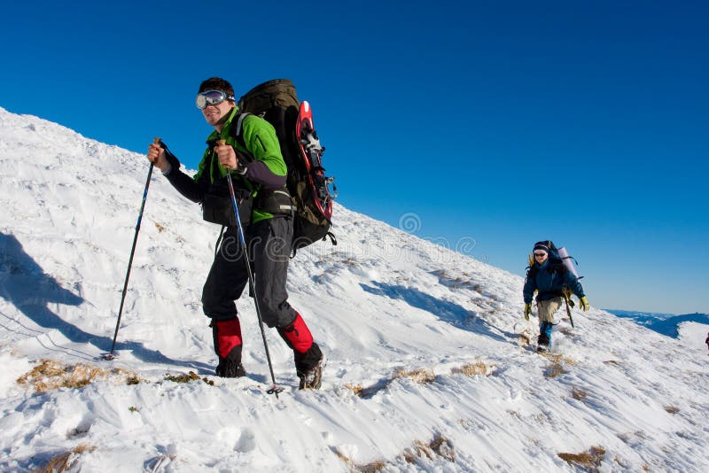 Hiker stock image. Image of outdoor, male, high, extreme - 13832335