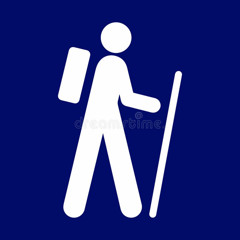 Hiker Road Sign Stock Illustrations – 316 Hiker Road Sign Stock ...