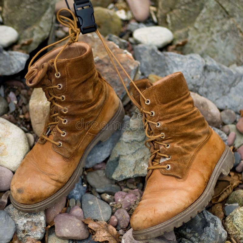 Hikers boots stock image. Image of mountain, boots, travel - 8571067