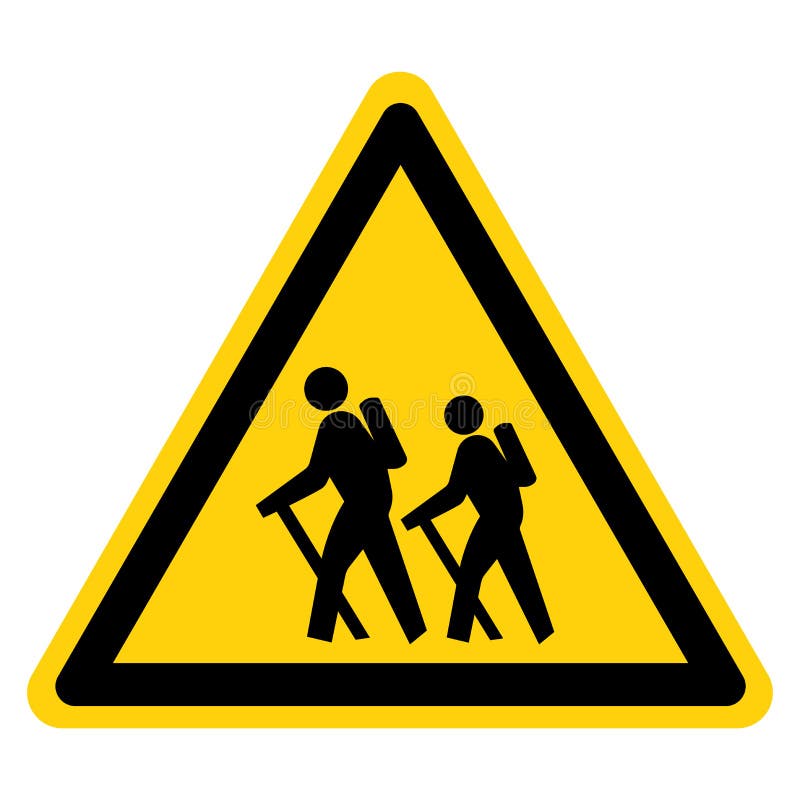 Hikers Symbol Sign, Vector Illustration, Isolate on White Background ...