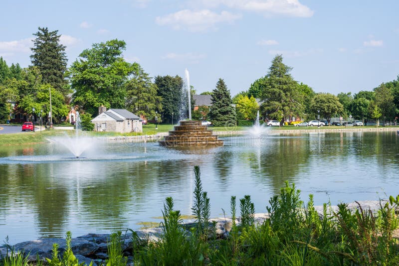 Hiking Area in Baker Park in Frederick, Maryland Stock Photo - Image of ...