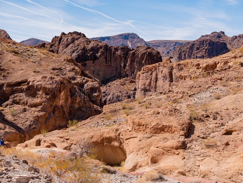 Hiking in the Arizona Hot Spring Trail Stock Image - Image of beach ...