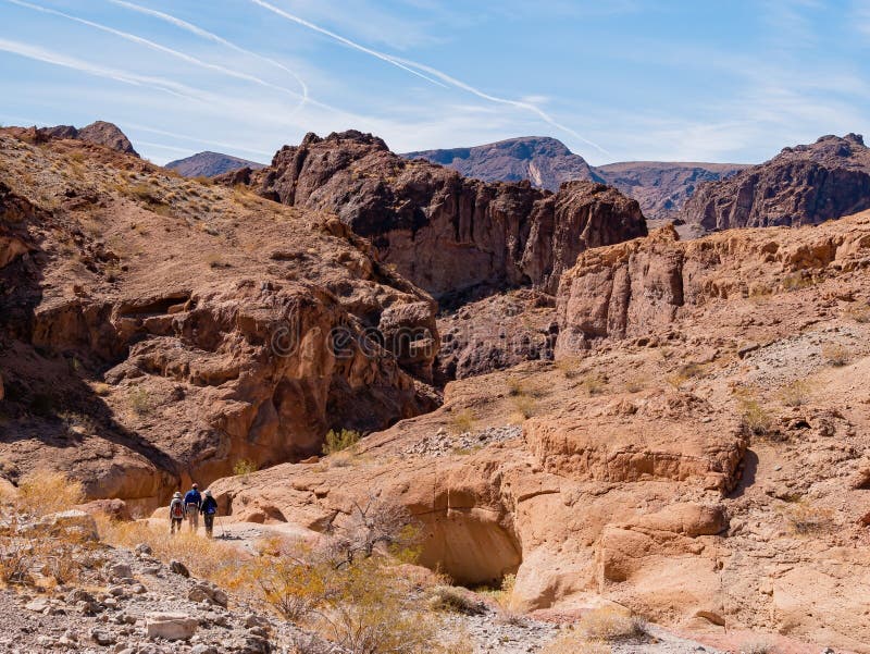 Hiking in the Arizona Hot Spring Trail Stock Photo - Image of mountain ...