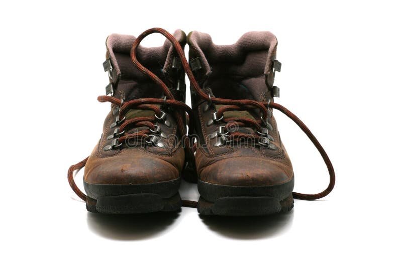 Hiking Boots stock image. Image of women, climbing, worn - 480179