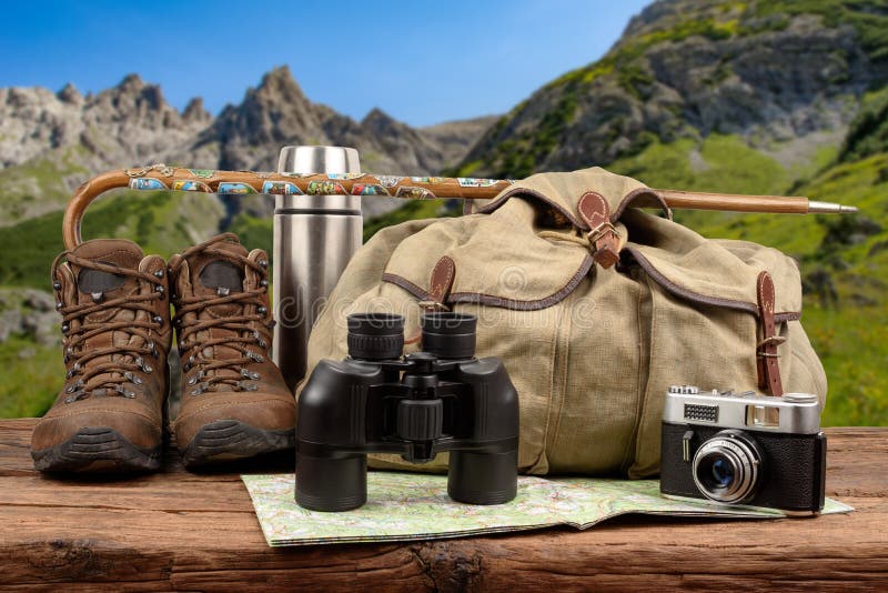 Hiking equipment stock photo. Image of boots, discovery - 83479296