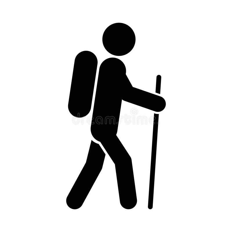 Hiking Stick Figure Stock Illustrations – 1,643 Hiking Stick Figure ...