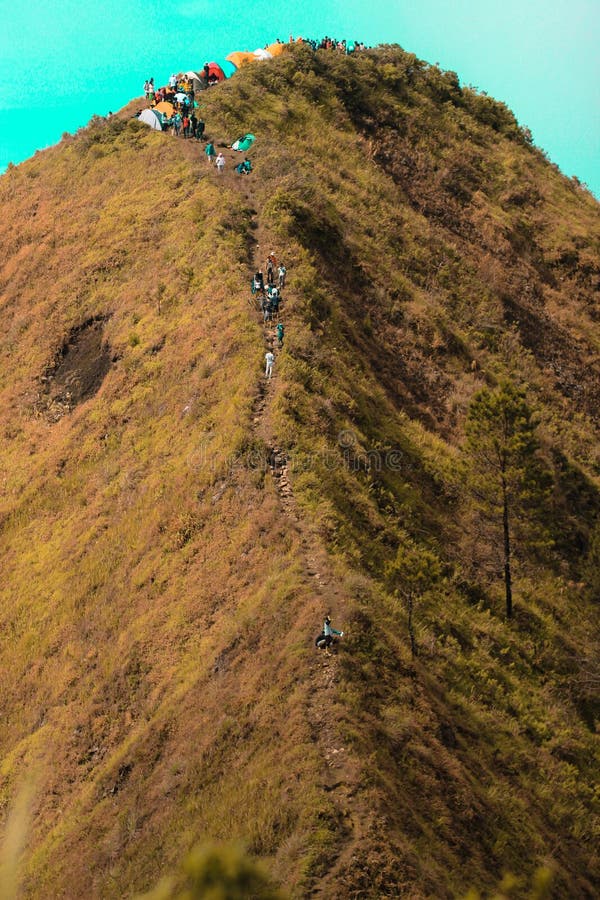 Hiking editorial photo. Image of java, hiking, indonesia - 94345126