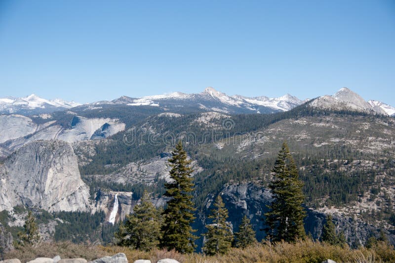 Hiking Panaramic Train in Yosemite Stock Image - Image of park, tourist ...