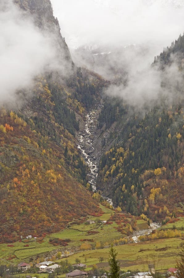 Caucasus mountains stock photo. Image of heritage, mountains - 130695106