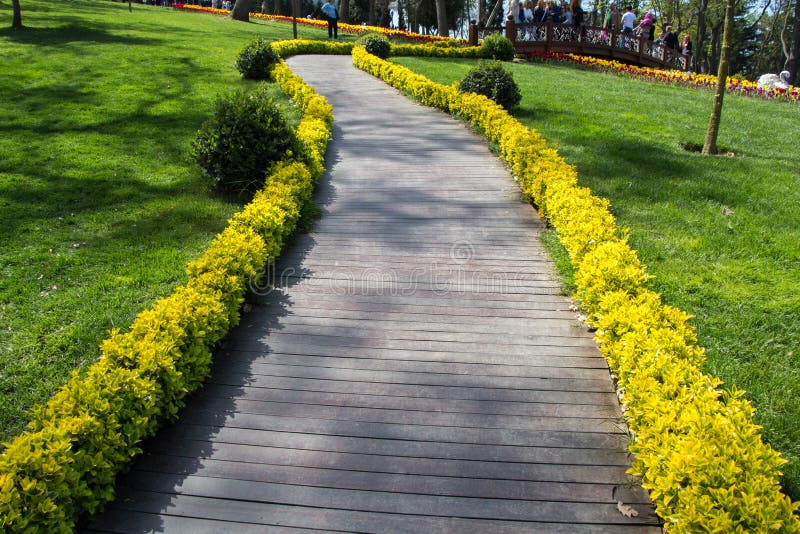 Hiking Path for Walking in View Stock Photo - Image of landscape, look ...