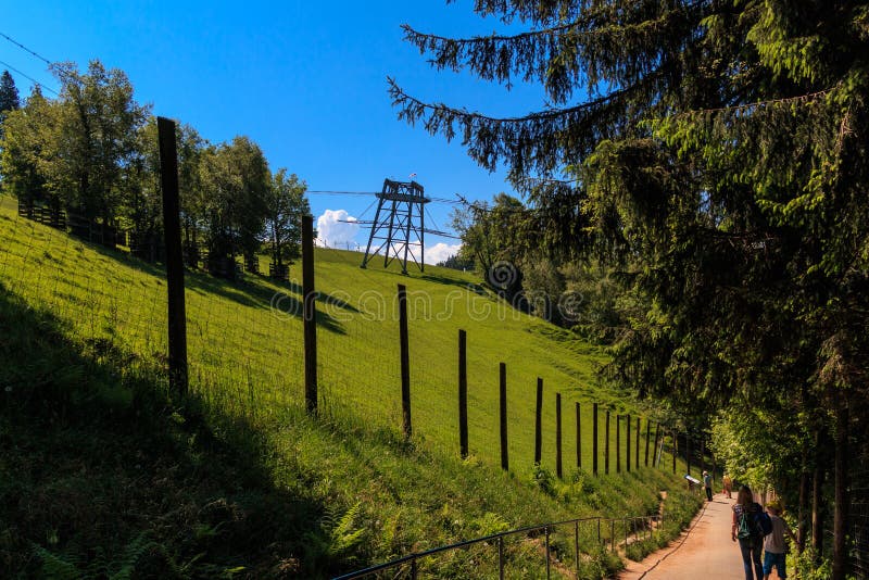 Hiking on the PfÃ¤nder Mountain at Lake Constance in Bregenz, Austria ...