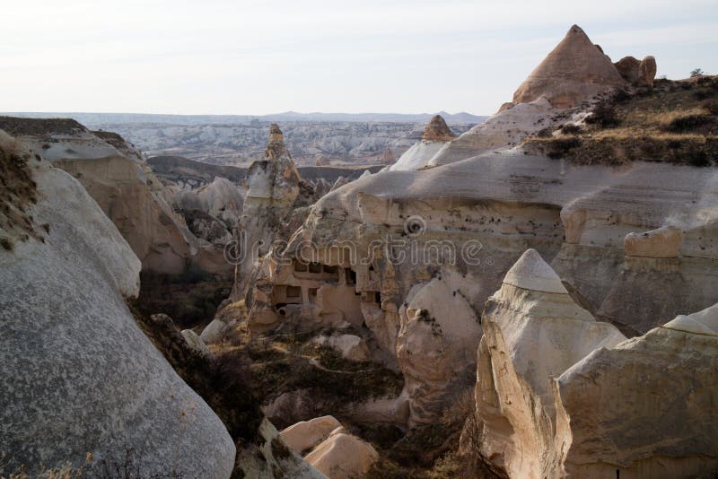 Hiking the Valleys of Cappadocia Stock Photo - Image of monument ...