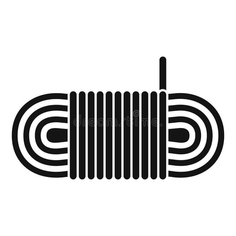 Hiking Rope Icon, Simple Style Stock Vector - Illustration of activity ...