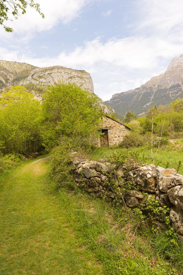 Hiking in torla ordesa stock image. Image of beautiful - 93958953