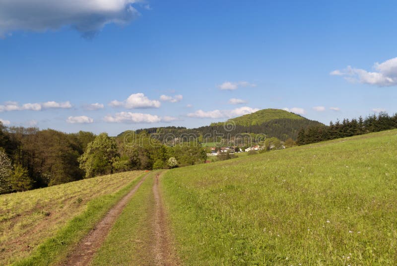 On the Hiking Trail Eifelsteig Stock Image - Image of eifel, foliage ...