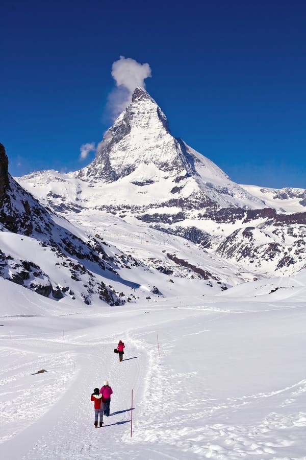 Hiking Ways To Matterhorn Peak Stock Photo - Image of trip, nature ...
