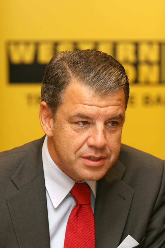 Hikmet Ersek editorial stock image. Image of partner - 28461504