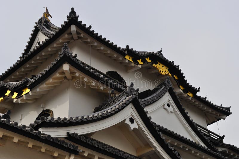 Hikone Castle Keep (Hikone Jo) Stock Image - Image of outdoors, castle ...