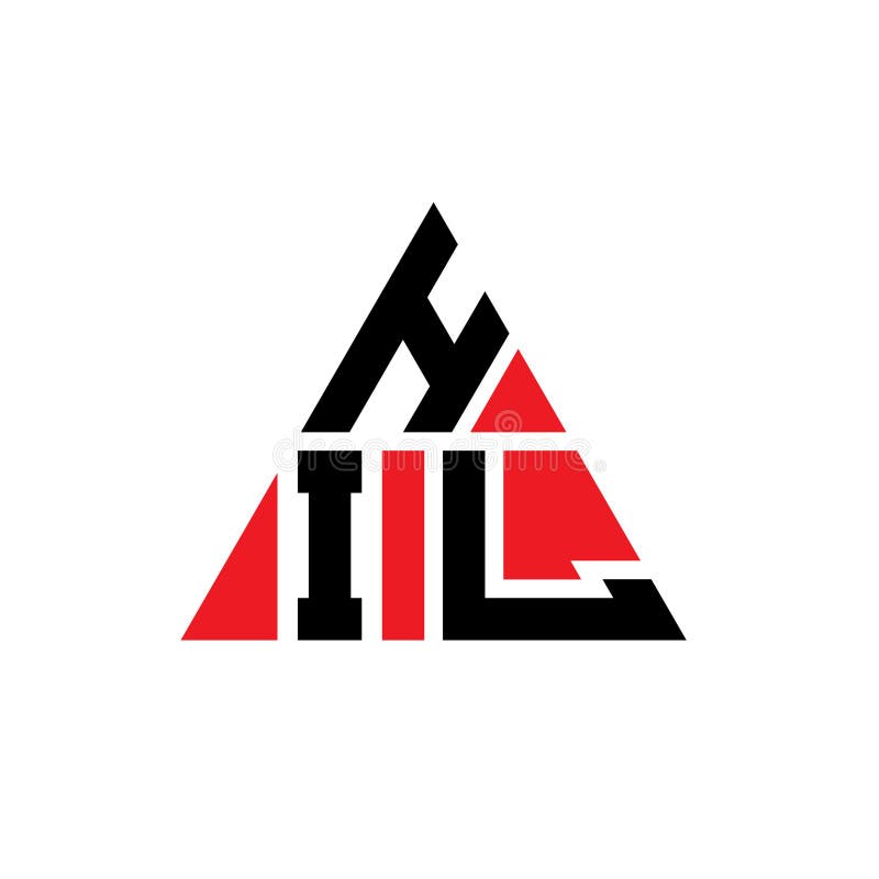 HIL Triangle Letter Logo Design with Triangle Shape. HIL Triangle Logo ...