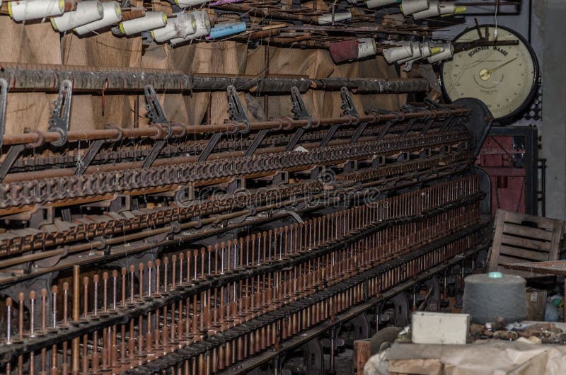 Panorama de la hiladora imagen de archivo. Imagen de olvido - 105379273