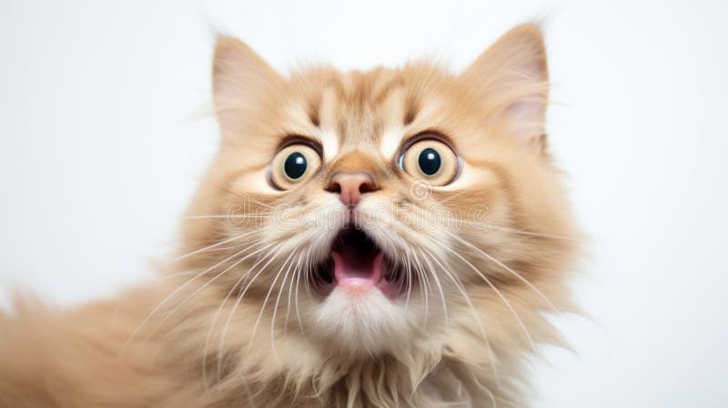 Hilarious Cat Making a Goofy Face. Stock Photo - Image of generated ...