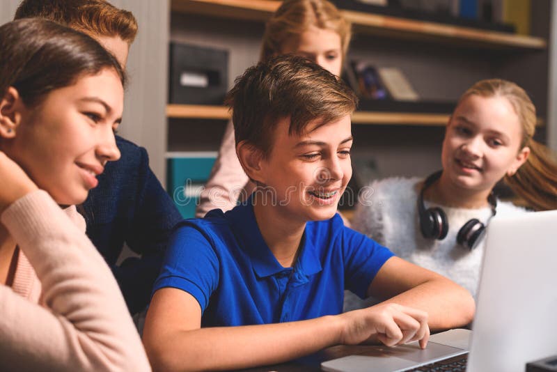Hilarious Children Having Some Rest Stock Photo - Image of cute, girl ...