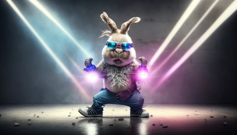 Hilarious Easter Bunny Dancing on Stage for Festive Easter Celebrations ...