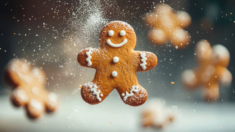 A Hilarious Explosion of Crumbled Gingerbread Man Cookies in a Festive ...