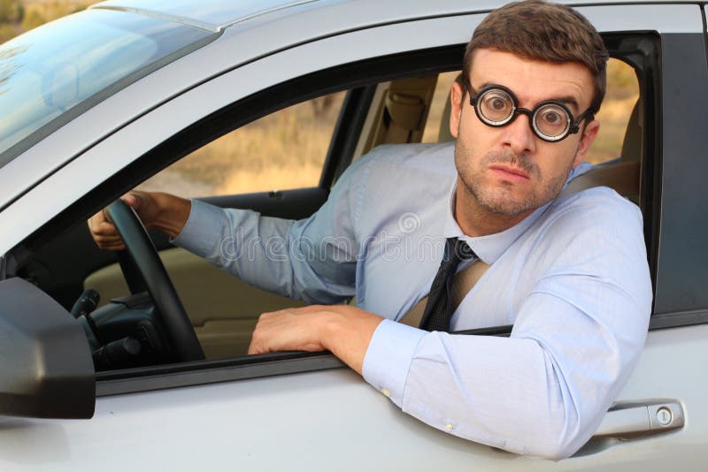 Lost Driver Looking for a Way on the Map Stock Photo - Image of nature ...