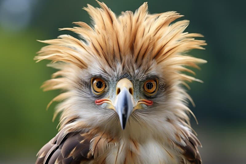 The Hilarious World of a Funny Eagle S Hairstyle. Generative by Ai ...