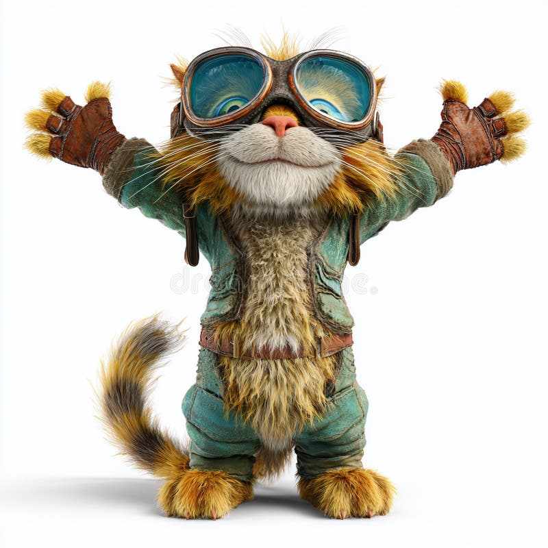 Eccentric Cat Stock Illustrations – 470 Eccentric Cat Stock ...