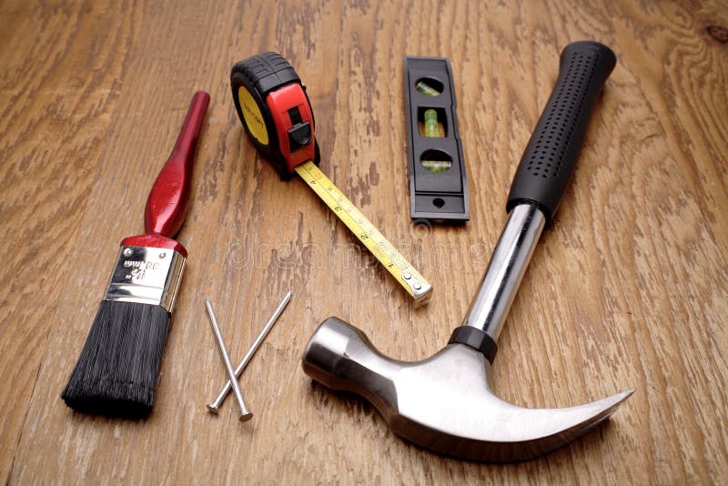 Hilfsmittel stockfoto. Bild von zuhause, nahaufnahme, hammer - 3860324