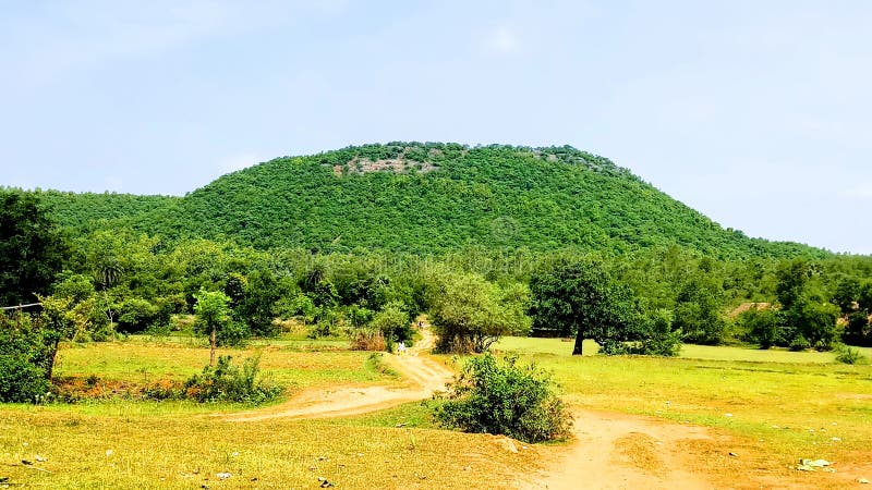 This is a Very Beautiful Green One Hill Very Beautiful Stock Photo ...