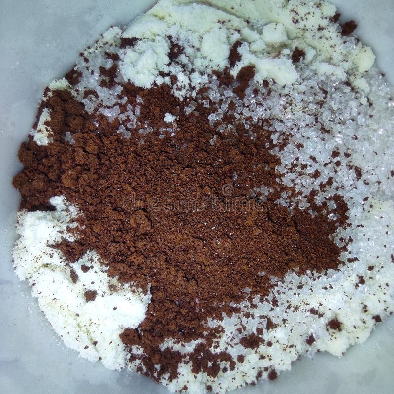 Hill of Caffeine. Coffee, Milk Powder, Suger Stock Image - Image of ...