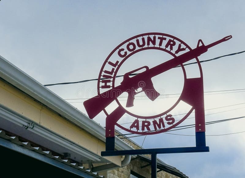 Hill Country Arms editorial stock photo. Image of rifle - 325409248