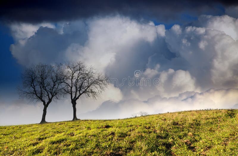 Hill in the countryside stock photo. Image of fantasy - 47842076