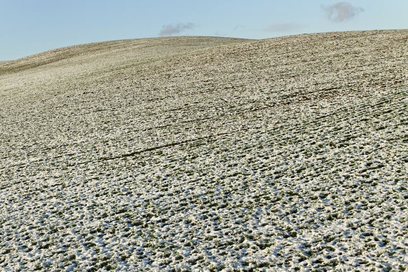 Hill field. stock image. Image of black, hill, line, nature - 36250465