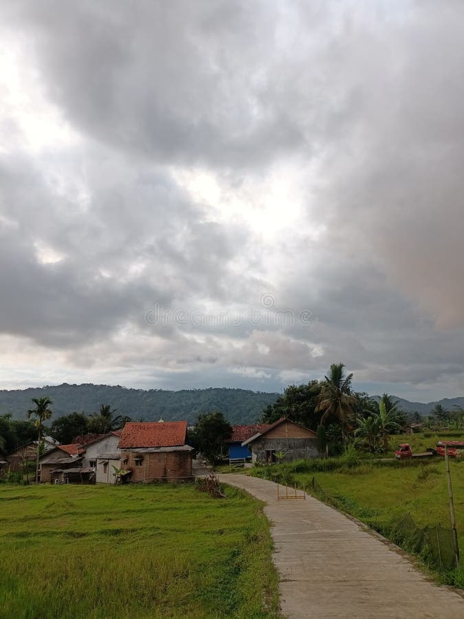 Hill fields grass house stock image. Image of horizon - 264027037