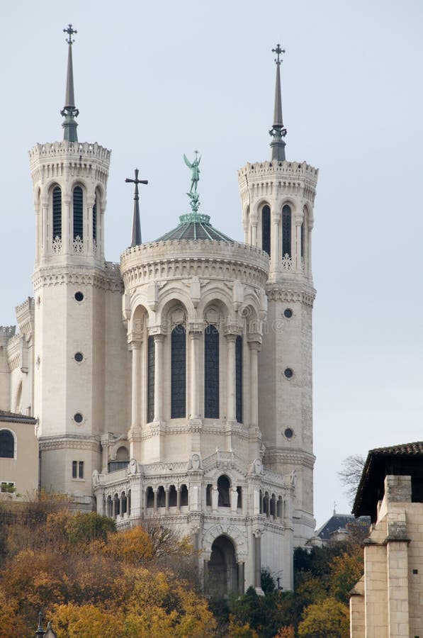 Hill of Fourviere stock image. Image of fourviere, edifice - 11142549