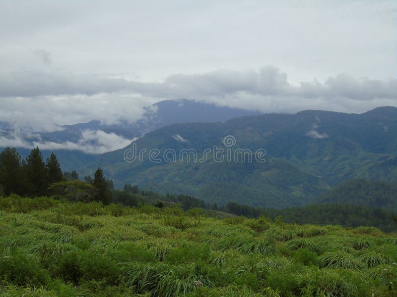Hill and Mountain Looks in Good Weather Stock Photo - Image of good ...