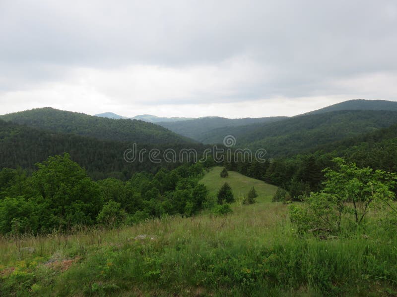 Hill Pastures with Light Slope Elevations Stock Photo - Image of hill ...