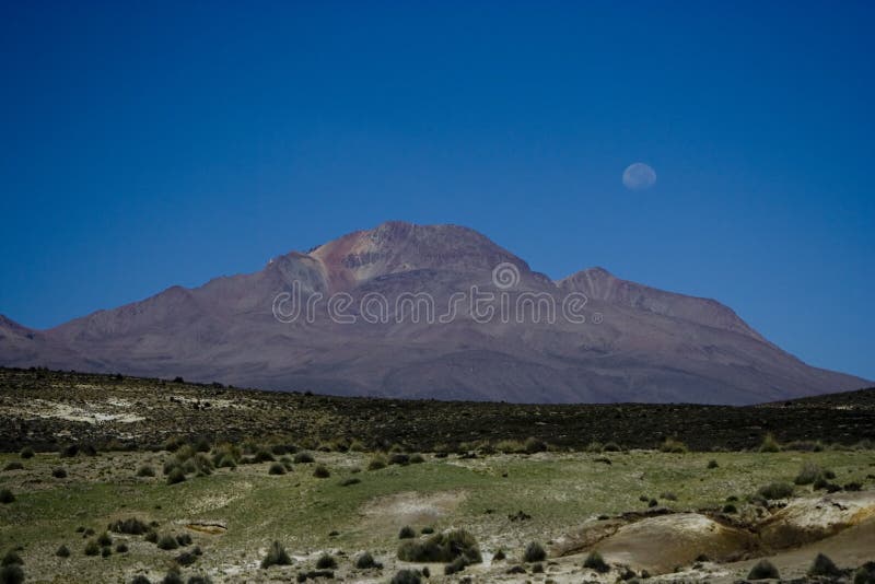Hill in Peruvian National Park Stock Image - Image of hill, mountain ...