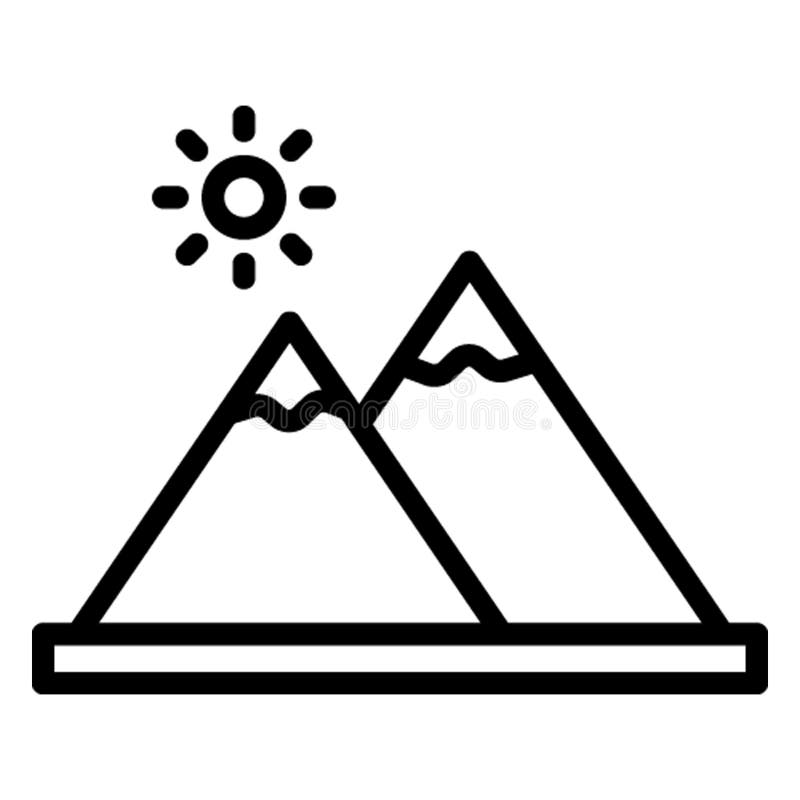 Hill Station, Hills Vector Icon Which Can Easily Edit Stock Vector ...