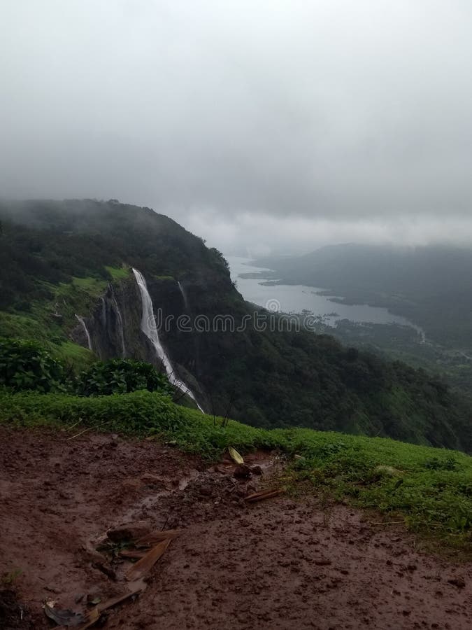 Hill station view Matheran stock image. Image of landscape - 202348129