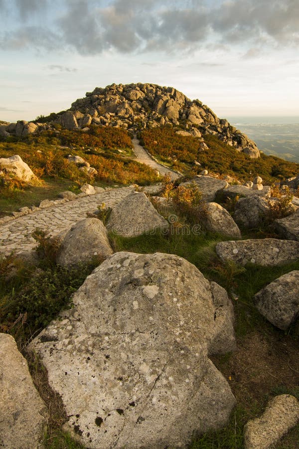 Hill Top of Foia, Monchique Stock Photo - Image of travel, boulder ...