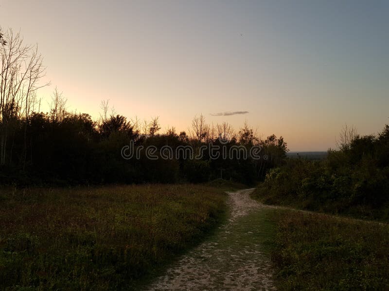 Hill top views stock image. Image of hill, evening, views - 157518397