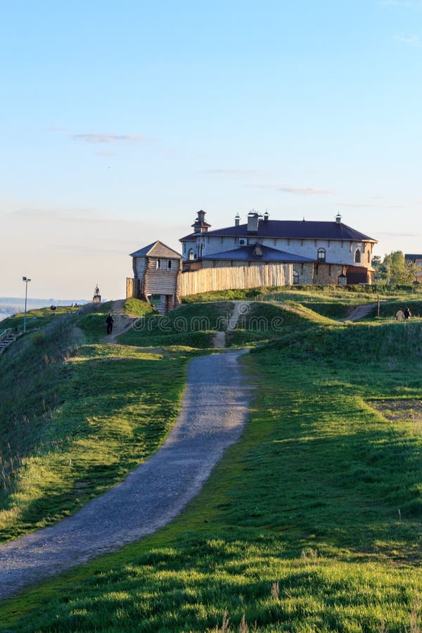 The Hill in the Town of Elabuga Stock Image - Image of town, travelling ...