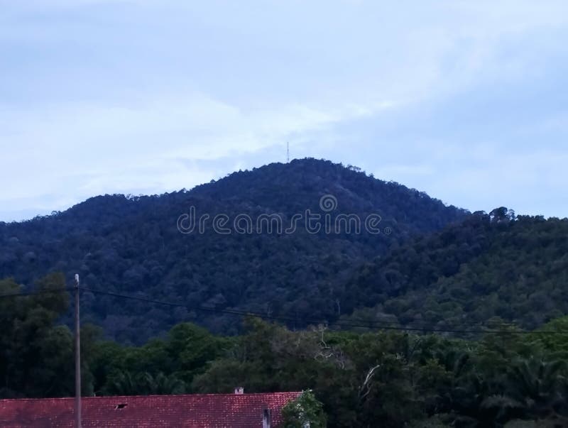 Hill is Very Beautiful and Unic in Our Nature Stock Image - Image of ...