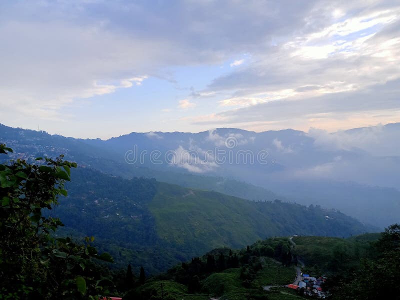Hill Views of Darjeeling of West Bengal of India Stock Image - Image of ...